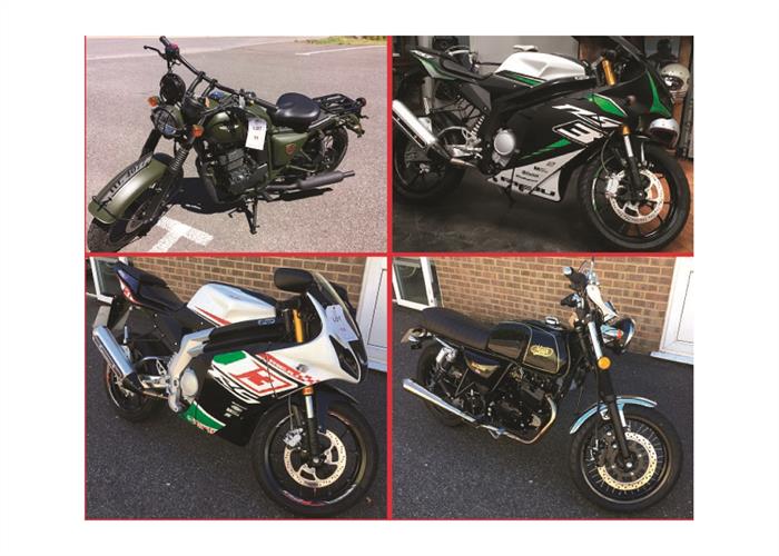 THREE CROSS MOTORCYCLES - SALE BY ONLINE AUCTION